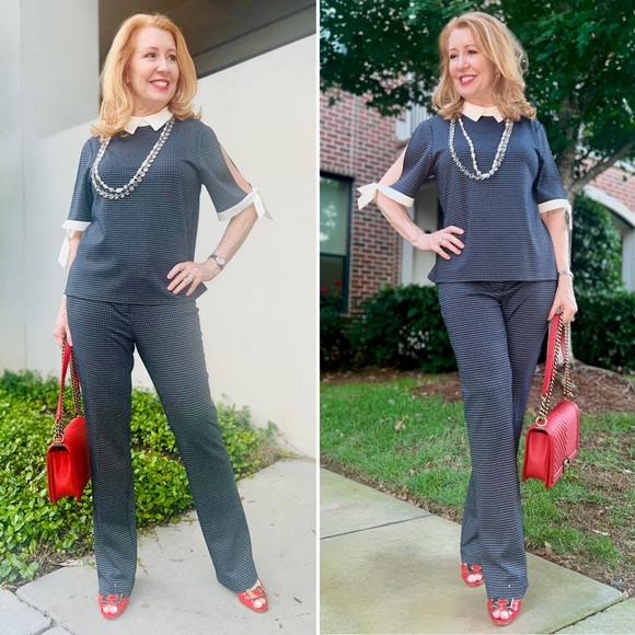 CeCe | Pants & Jumpsuits | Fun Flattering Two Piece Cece Pants Outfit ...